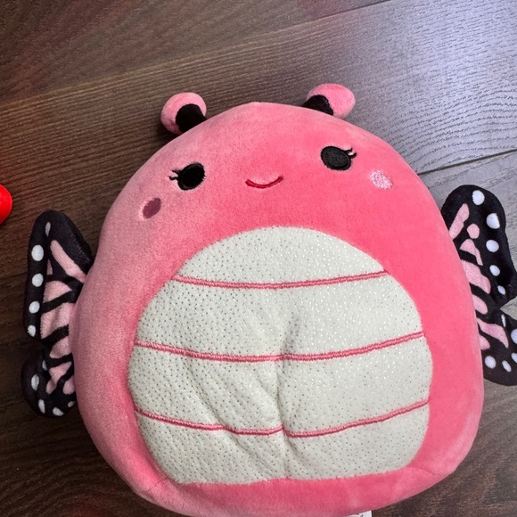 Squishmallows | Toys | Squishmallows Pink Ladybug Stuffed Animal | Poshmark